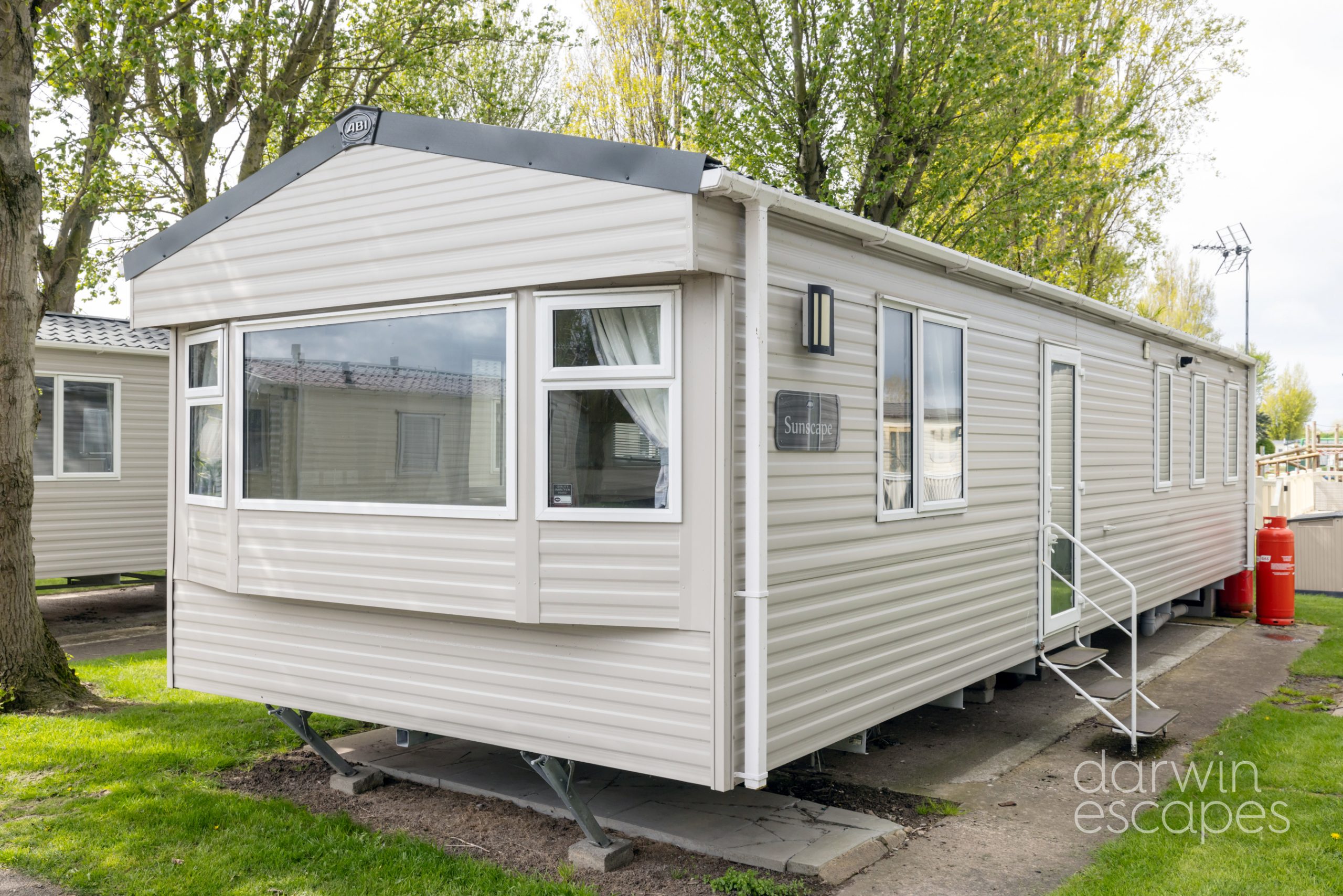 Abi Caravan Logo ABI Summer Breeze 12ft 6 Berth Static Caravan | N Doe